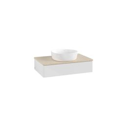 Villeroy & Boch V&B Waschtischunterschrank ohne Frontstruktur -Beleuchtung Antao 80x19x50cm, WBP botti., glo wh. Lac ; Villeroy & Boch (L08013GF)