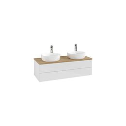 Villeroy & Boch V&B Waschtischunterschrank ohne Frontstruktur Antao 120x36x50cm, HL, WBP hon. Oa, g wh. Lac ; Villeroy & Boch (K24051GF)