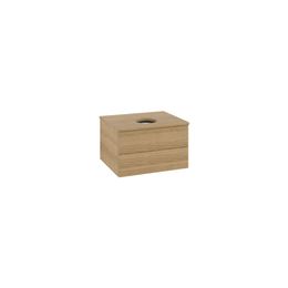 Villeroy & Boch V&B Waschtischunterschrank mit Frontstruktur Antao 60x36x50cm, WBP-farbe hon. Oa, honey oak ; Villeroy & Boch (K18111HN)