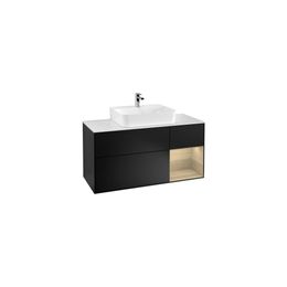 Villeroy & Boch V&B Waschtischunterschrank Finion 120cm, Pl w m, Reg re Oa ven, bla m Lac ; Villeroy & Boch (F171PCPD)