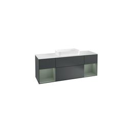 Villeroy & Boch V&B Waschtischunterschrank Wandbeleuchtung Finion 160cm, Pl w m, Rg Ol m Lac, md bl. m Lac ; Villeroy & Boch (G331GMHG)