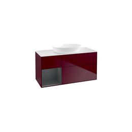 Villeroy & Boch V&B Waschtischunterschrank Finion 120cm, Pl wh. m, Reg md m Lac, Peo m ; Villeroy & Boch (FA61HGHB)