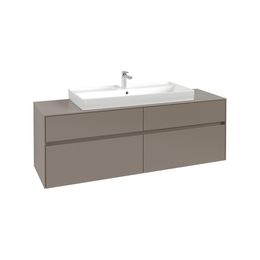 Villeroy & Boch V&B Waschtischunterschrank Collaro 160x54,8x50cm, WT mi, LED 12W, so gre. ; Villeroy & Boch (C031B0AF)