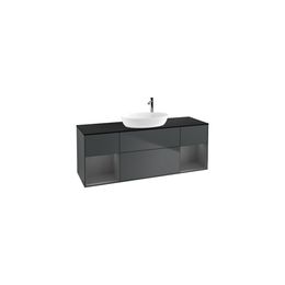 Villeroy & Boch V&B Waschtischunterschrank Wandbeleuchtung Finion 160cm, Pl b m, Rg A m Lac, md bl. m Lac ; Villeroy & Boch (G982GKHG)