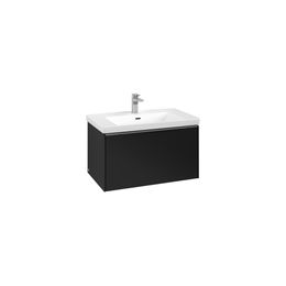 Villeroy & Boch V&B Waschtischunterschrank Subway 3.0 77,2x42,9x47,8cm, o LE/Gr AL g, volc bla ; Villeroy & Boch (C57300VL)