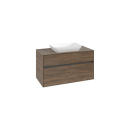 Villeroy & Boch V&B Waschtischunterschrank Collaro 100x54,8x50cm, WT mittig, arizona oak ; Villeroy & Boch (C10900VH)