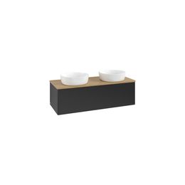 Villeroy & Boch V&B Waschtischunterschrank ohne Frontstruktur, mit Beleuchtung Antao 120x36x50cm, WBP hon. Oa, bla m Lac ; Villeroy & Boch (L35011PD)