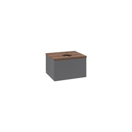 Villeroy & Boch V&B Waschtischunterschrank mit Frontstruktur Antao 60x36x50cm, HL, WBP w wa, Anthrac. m Lac ; Villeroy & Boch (K29152GK)