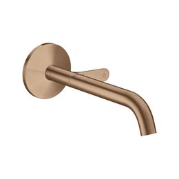 Hansgrohe Fertigmontageset Axor One UP-Waschtisch-Einhebelmischer, Ausl. 220mm, brushed red gold (48112310)