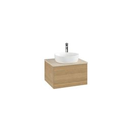 Villeroy & Boch V&B Waschtischunterschrank ohne Frontstruktur -Beleuchtung Antao 60x36x50cm, HL, WBP botti., hon. Oa ; Villeroy & Boch (L29053HN)