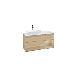 Villeroy & Boch V&B Waschtischunterschrank Wandbeleuchtung Finion 120cm, Pl wh. m, Reg Oa ven, Oa ven ; Villeroy & Boch (G811PCPC)