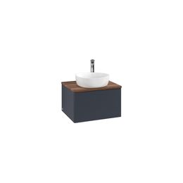 Villeroy & Boch V&B Waschtischunterschrank mit Frontstruktur Antao 60x36x50cm, HL, WBP w. wal, md bl. m Lac ; Villeroy & Boch (K29152HG)