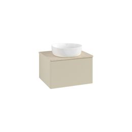 Villeroy & Boch V&B Waschtischunterschrank mit Frontstruktur -Beleuchtung Antao 60x36x50cm, WBP botti., si Gr m Lac ; Villeroy & Boch (L29113HJ)