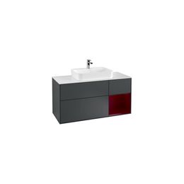 Villeroy & Boch V&B Waschtischunterschrank Finion 120cm, Pl w m, Reg re Peo, md bl. m Lac ; Villeroy & Boch (F421HBHG)
