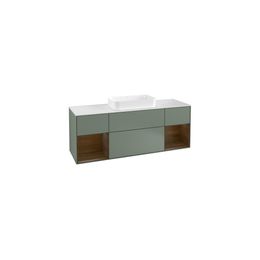 Villeroy & Boch V&B Waschtischunterschrank Wandbeleuchtung Finion 160cm, Pl wh. m, Reg wal ven, Oli. m Lac ; Villeroy & Boch (G331GNGM)