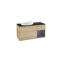 Villeroy & Boch V&B Waschtischunterschrank Wandbeleuchtung Finion 120cm, Pl b m, Rg Anthrac. m Lac, Oa ven ; Villeroy & Boch (GA52GKPC)