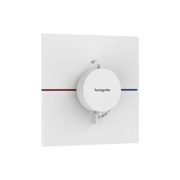 Hansgrohe Thermostat ShowerSelect Comfort E UP, f&uuml;r 1 Verbraucher, mattwei&szlig; (15574700)