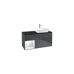 Villeroy & Boch V&B Waschtischunterschrank Finion 120cm, Pl b m, Rg g w Lac, md bl. m Lac ; Villeroy & Boch (F802GFHG)