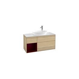 Villeroy & Boch V&B Waschtischunterschrank Wandbeleuchtung Finion 120cm, Pl wh. m, Reg Peo m Lac, Oa ven ; Villeroy & Boch (G941HBPC)