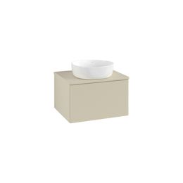 Villeroy & Boch V&B Waschtischunterschrank mit Frontstruktur -Beleuchtung Antao 60x36x50cm, WBP-farbe Lac, si Gr m Lac ; Villeroy & Boch (L29110HJ)