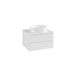Villeroy & Boch V&B Waschtischunterschrank mit Frontstruktur Antao 60x36x50cm, WBP-farbe Lac, glo wh. Lac ; Villeroy & Boch (K18110GF)