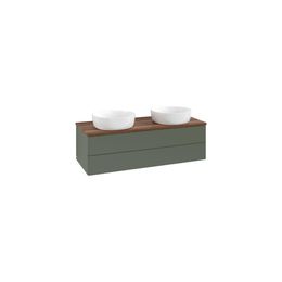 Villeroy & Boch V&B Waschtischunterschrank ohne Frontstruktur Antao 120x36x50cm, WBP w. wal, lea gre. m Lac ; Villeroy & Boch (K24012HL)