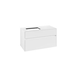 Villeroy & Boch V&B Waschtischunterschrank Collaro 100x54,8x50cm, WT links, white matt ; Villeroy & Boch (C11000MS)