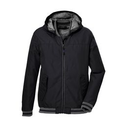 Killtec Jungen Funktionsjacke "KOS 153 BYS JCKT", schwarz, Gr. 176, Obermaterial: 100% Polyester;Futter: 100% Polyester, Jacken, Modischer,