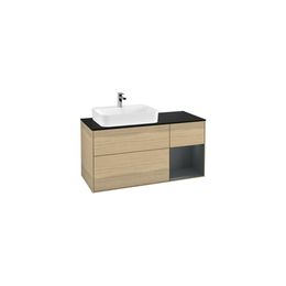 Villeroy & Boch V&B Waschtischunterschrank Wandbeleuchtung Finion 120cm, Pl b m, Rg r md bl. m Lac, Oa ven ; Villeroy & Boch (G402HGPC)