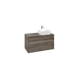Villeroy & Boch V&B Waschtischunterschrank Collaro 100x54,8x50cm, WT r, LED 7,3 W, st. Oa ; Villeroy & Boch (C040B0RK)