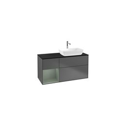 Villeroy & Boch V&B Waschtischunterschrank Wandbeleuchtung Finion 120cm, Pl b m, Rg Oli. m Lac, Anthrac. m ; Villeroy & Boch (G802GMGK)