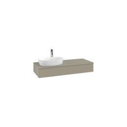 Villeroy & Boch V&B Waschtischunterschrank mit Frontstruktur Antao 120x19x50cm, HL, WBP Lac, md bl. m Lac ; Villeroy & Boch (K11150HG)