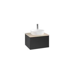Villeroy & Boch V&B Waschtischunterschrank ohne Frontstruktur -Beleuchtung Antao 60x36x50cm, HL, WBP botti., bla m Lac ; Villeroy & Boch (L29053PD)