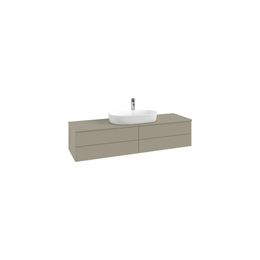 Villeroy & Boch V&B Waschtischunterschrank ohne Frontstruktur -Beleuchtung Antao 160x50cm, HL, WBP-farbe Lac, glo wh. Lac ; Villeroy & Boch (L25050GF)