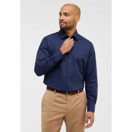 Eterna Herren Langarmhemd "COMFORT FIT", blau, Gr. 44, 100% Baumwolle, Hemden, NON IRON (b&uuml;gelfrei)