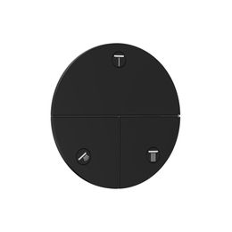 Hansgrohe Ventil ShowerSelect Comfort S UP, f&uuml;r 3 Verbraucher, mattschwarz (15558670)