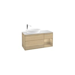 Villeroy & Boch V&B Waschtischunterschrank Finion 120cm, Pl wh. m, Reg Oa ven, Oa ven ; Villeroy & Boch (F931PCPC)