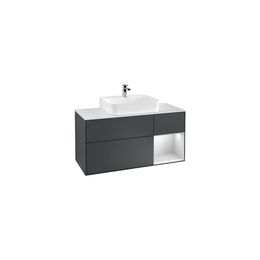 Villeroy & Boch V&B Waschtischunterschrank Finion 120cm, Pl w m, Rg r w m La, md bl. m Lac ; Villeroy & Boch (F171MTHG)