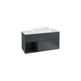 Villeroy & Boch V&B Waschtischunterschrank Finion 120cm, Pl w m, Rg l b m La, md bl. m Lac ; Villeroy & Boch (F291PDHG)