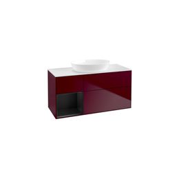 Villeroy & Boch V&B Waschtischunterschrank Finion 120cm, Pl wh. m, Reg bla m Lac, Peo m ; Villeroy & Boch (FA61PDHB)