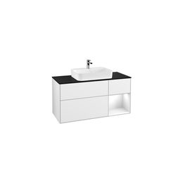 Villeroy & Boch V&B Waschtischunterschrank Finion 120cm, Pl b m, Rg r g w Lac, glo wh. Lac ; Villeroy & Boch (F422GFGF)