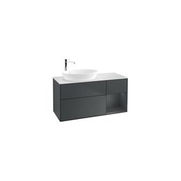 Villeroy & Boch V&B Waschtischunterschrank Finion 120cm, Pl w m, Rg md m Lac, md bl. m Lac ; Villeroy & Boch (F931HGHG)