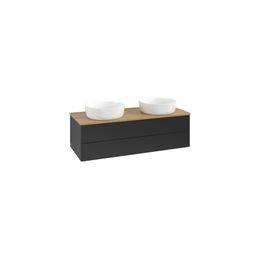 Villeroy & Boch V&B Waschtischunterschrank ohne Frontstruktur, mit Beleuchtung Antao 120x36x50cm, WBP hon. Oa, bla m Lac ; Villeroy & Boch (L24011PD)