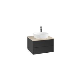 Villeroy & Boch V&B Waschtischunterschrank ohne Frontstruktur -Beleuchtung Antao 60x36x50cm, HL, WBP botti., bla m Lac ; Villeroy & Boch (L18053PD)