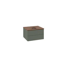 Villeroy & Boch V&B Waschtischunterschrank mit Frontstruktur Antao 60x36x50cm, WBP w. wal, lea gre. m Lac ; Villeroy & Boch (K18112HL)