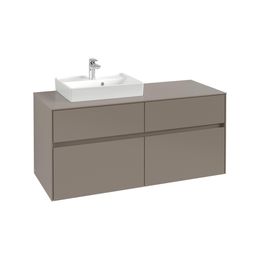 Villeroy & Boch V&B Waschtischunterschrank Collaro 120x54,8x50cm, WT l, LED 8,8 W, cashm Gr ; Villeroy & Boch (C071B0VN)
