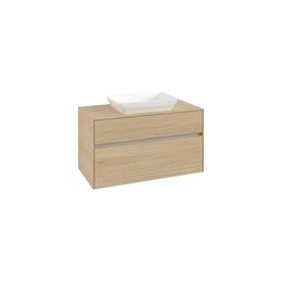 Villeroy & Boch V&B Waschtischunterschrank Collaro 100x54,8x50cm, WT mittig, nordic oak ; Villeroy & Boch (C10900VJ)