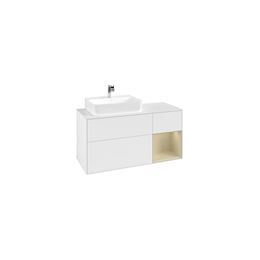 Villeroy & Boch V&B Waschtischunterschrank Finion 120cm, Pl w m, Rg r si G m La, wh. m Lac ; Villeroy & Boch (F151HJMT)