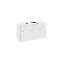 Villeroy & Boch V&B Waschtischunterschrank Collaro 100x54,8x50cm, WT mittig, white matt ; Villeroy & Boch (C10900MS)