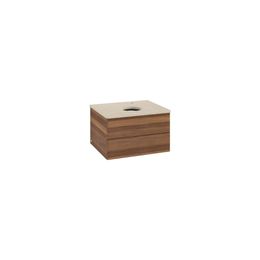 Villeroy & Boch V&B Waschtischunterschrank ohne Frontstruktur Antao 60x36x50cm, HL, WBP-farbe botti., w. wal ; Villeroy & Boch (K18053HM)